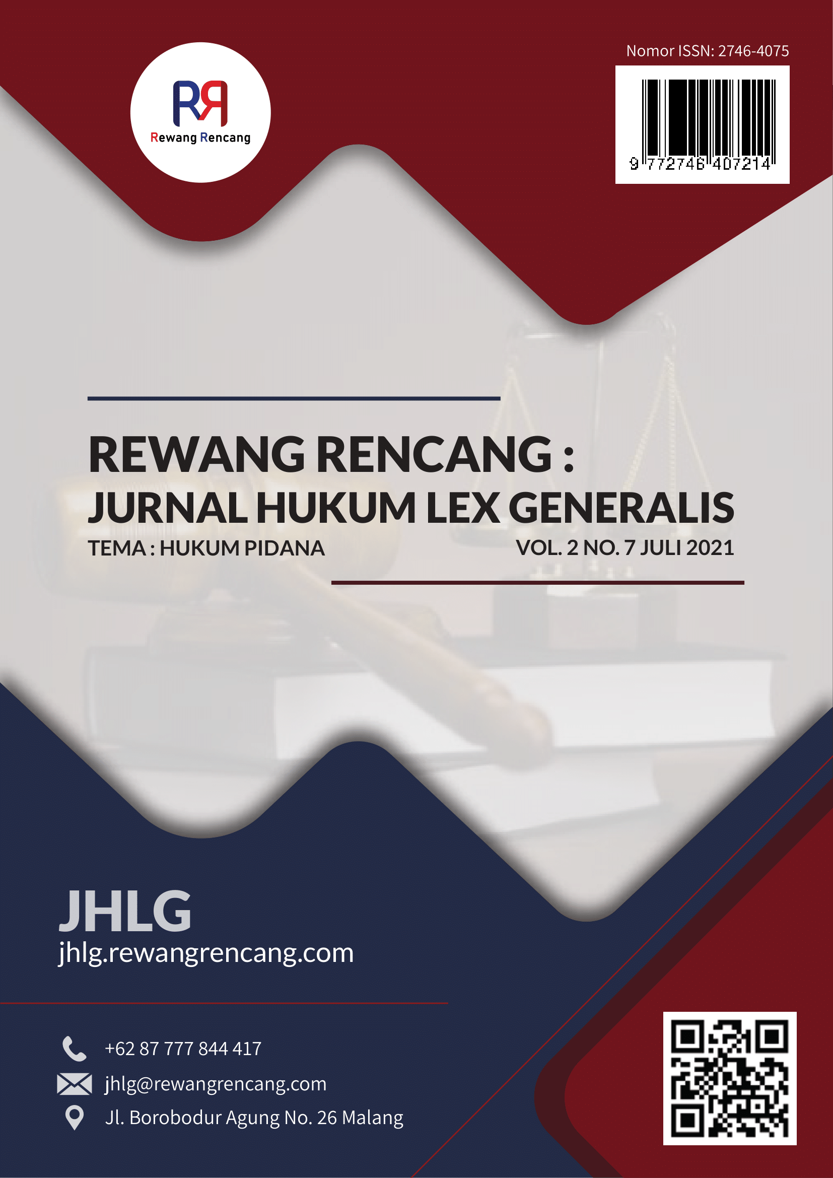 Penegakan Hukum terhadap Mafia Karantina COVID-19 Sebagai Pelanggar ...